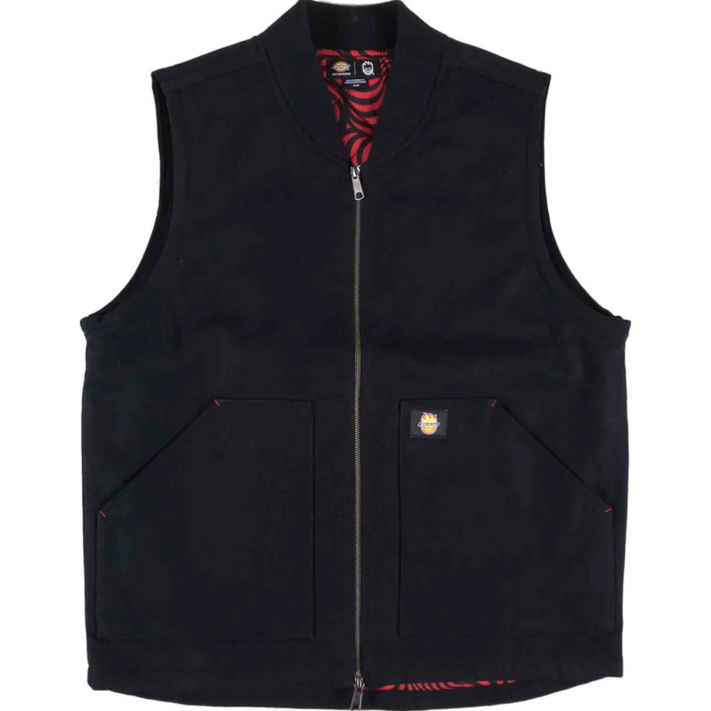 Dickies Spitfire black Vest – Prestige Skateshop