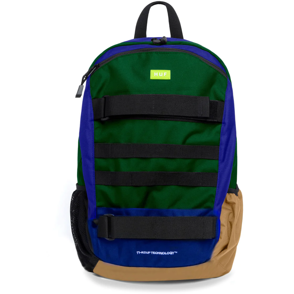Huf Mission blue green Backpack – Prestige Skateshop