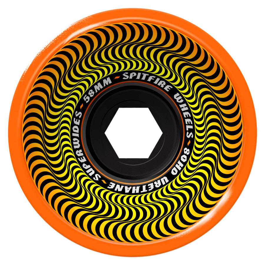 Spitfire 80HD Superwides Orange 58mm Wheel – Prestige Skateshop