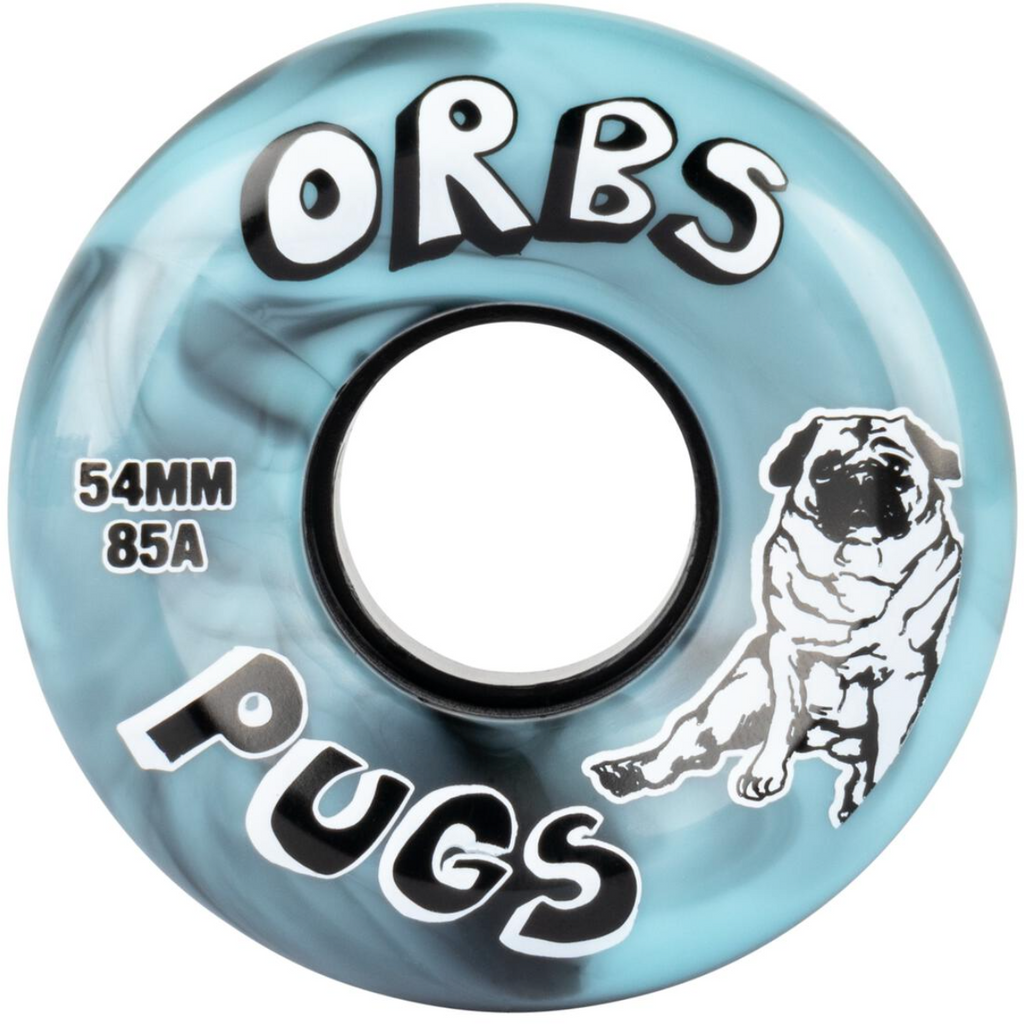 Welcome Orbs Pugs 54mm black blue Wheel – Prestige Skateshop